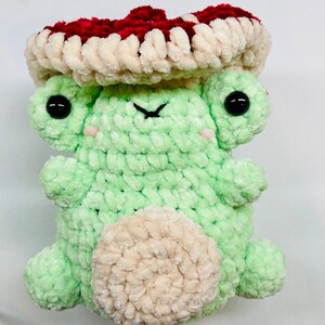 Mushroom Frog Crochet Pattern PDF Digital Download Frog Plushie Crochet ...