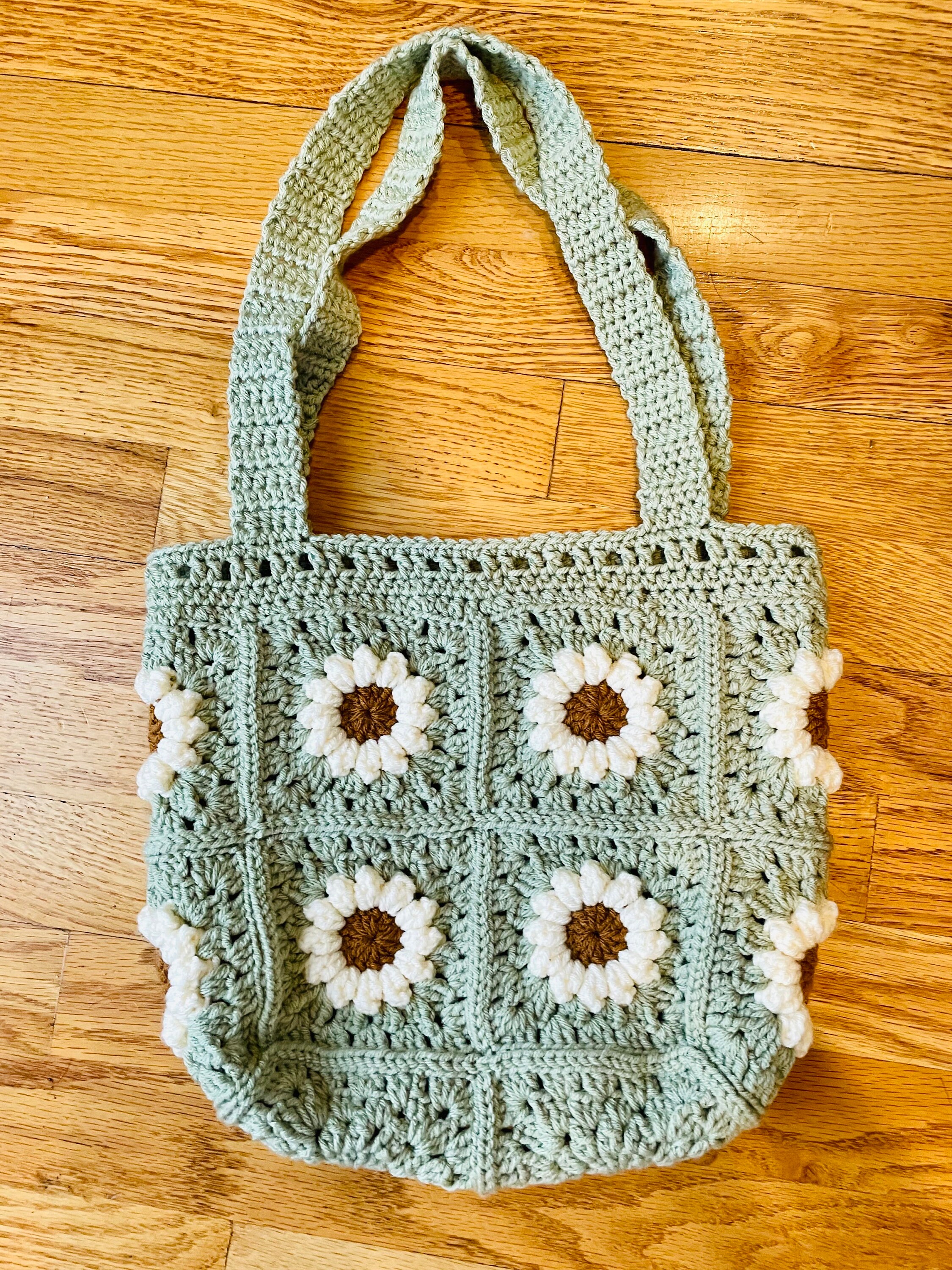 Crochet Tote Bag Pattern PDF Digital Download Large Market Bag Tutorial ...
