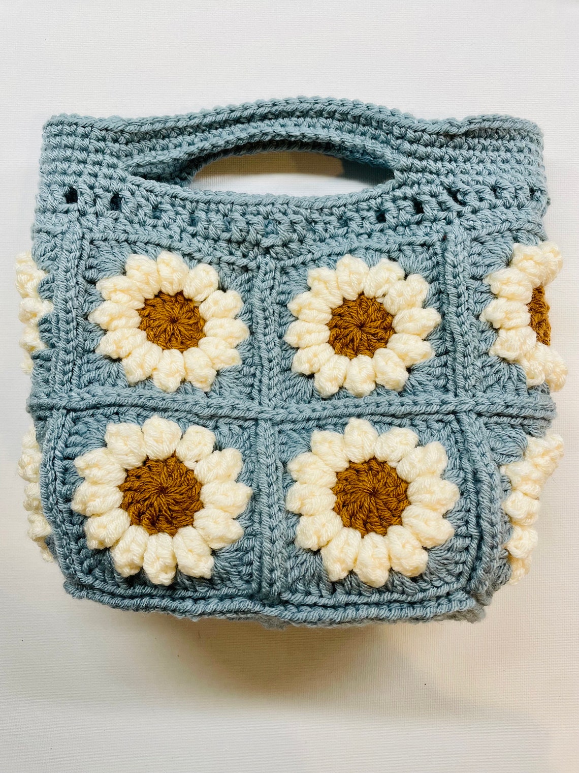 Crochet Mini Tote Bag Pattern PDF Download Intermediate Crochet Bag ...