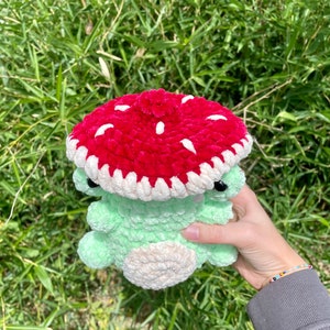 Mushroom Frog Crochet Pattern PDF Digital Download Frog Plushie Crochet ...