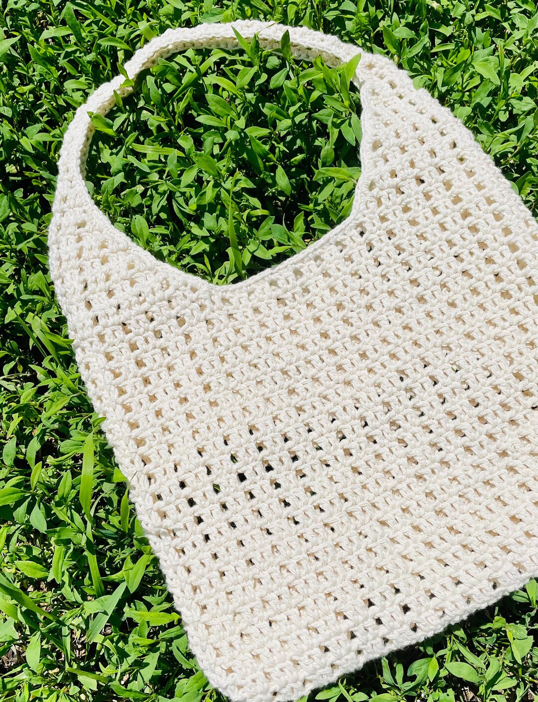 Crochet Tote Pattern Modern Crochet Pattern Medium Crochet Book Bag ...