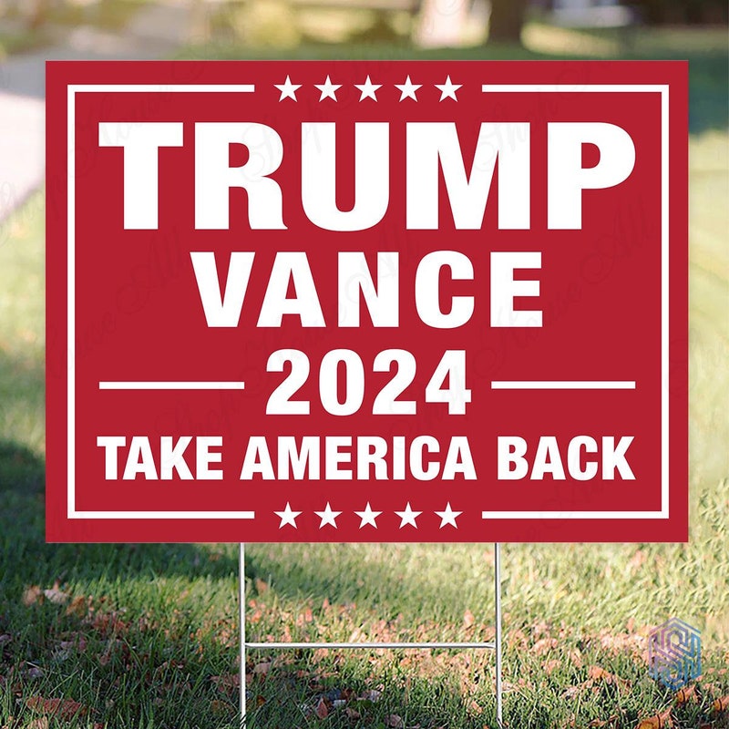Trump Yard Signs 2024 - Etsy