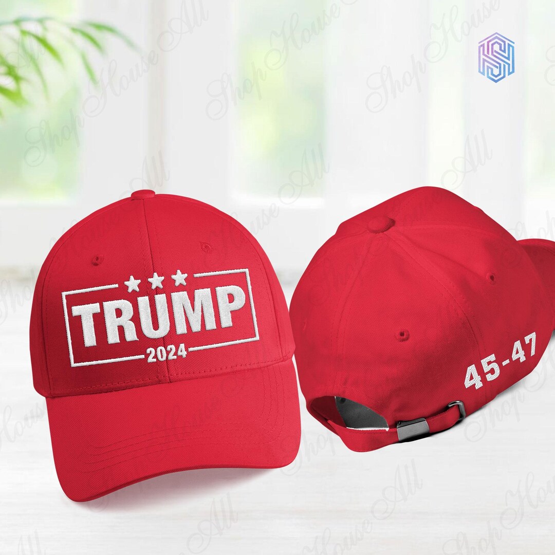 Trump 2024 Embroidered Cap, Trump 2024 Campaign Hat, Donald Trump 2024 ...