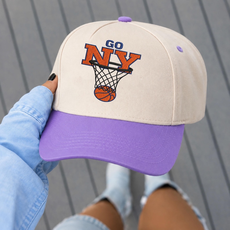 Go NY Basketball Embroidered Caps, New York Sports Gift for Kids ...