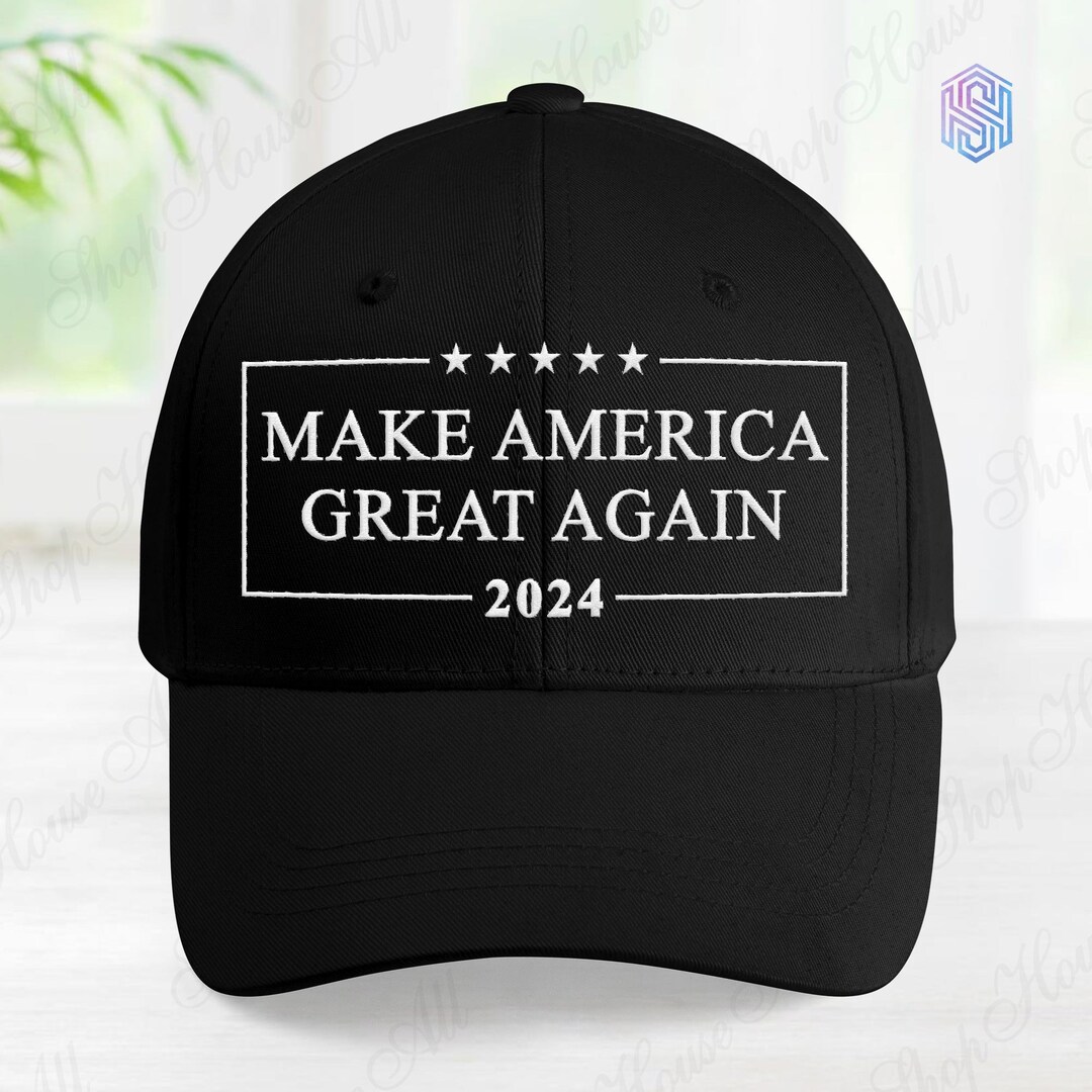 Trump 2024 Campaign Hat, MAGA Hat, Trump Embroidered Cap, Donald Trump ...