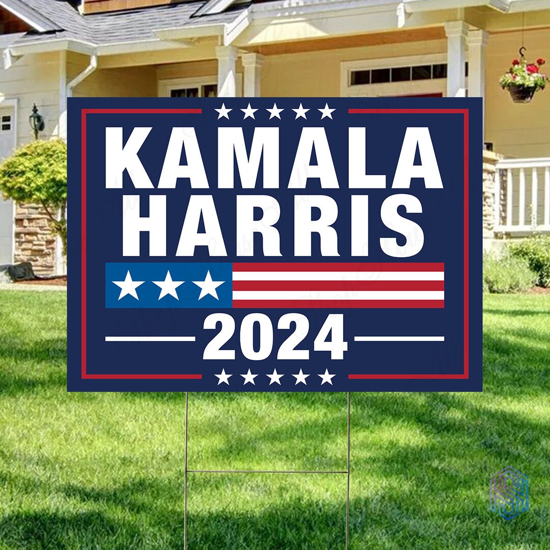Kamala Harris 2024 Yard Sign, Kamala Harris for President 2024 Yard ...