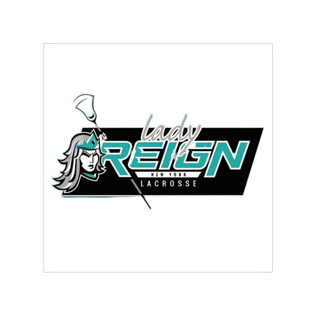 Lady Reign Lacrosse Club Transparent Outdoor Stickers Square - Etsy