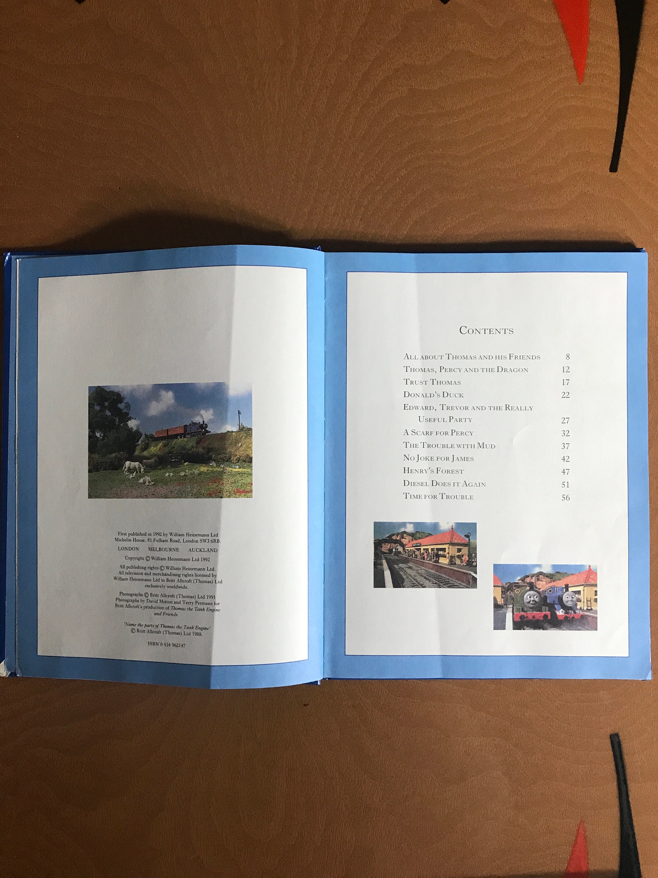 Thomas the Tank Engine Storybook Based on the Series by Rev. - Etsy