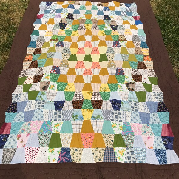 Retro Quilt - Etsy