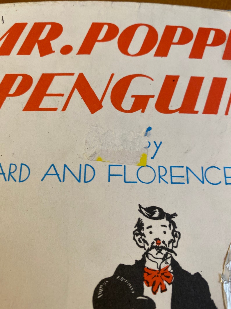 Mr. Poppers Penguins: Richard and Florence Atwater Retro - Etsy