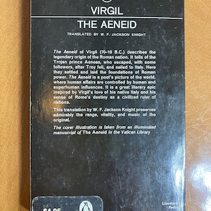 The Aeneid by Virgil Retro 1980's Softcover Penguin Edition in Unread ...