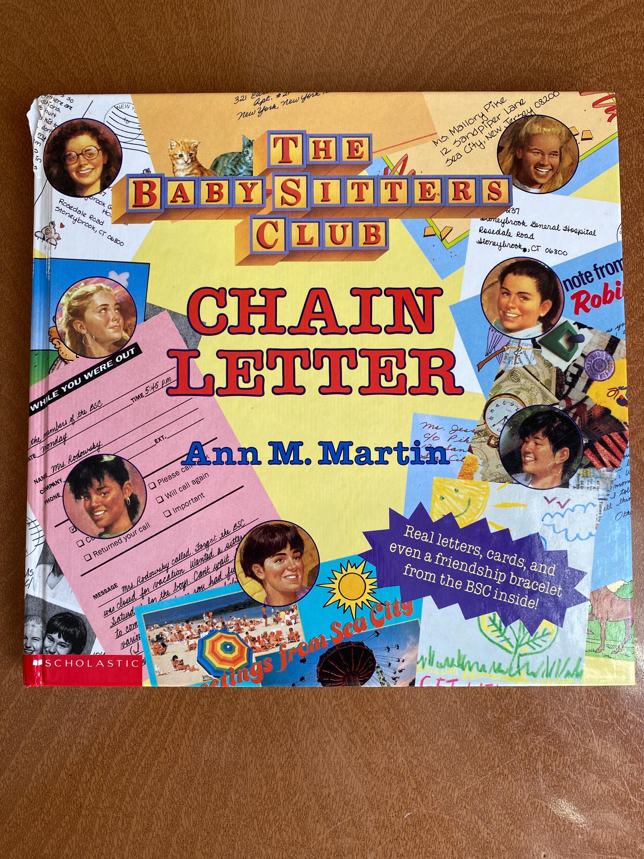 The Babysitters Club Chain Letter Hardcover Book by Ann M. Martin - Etsy