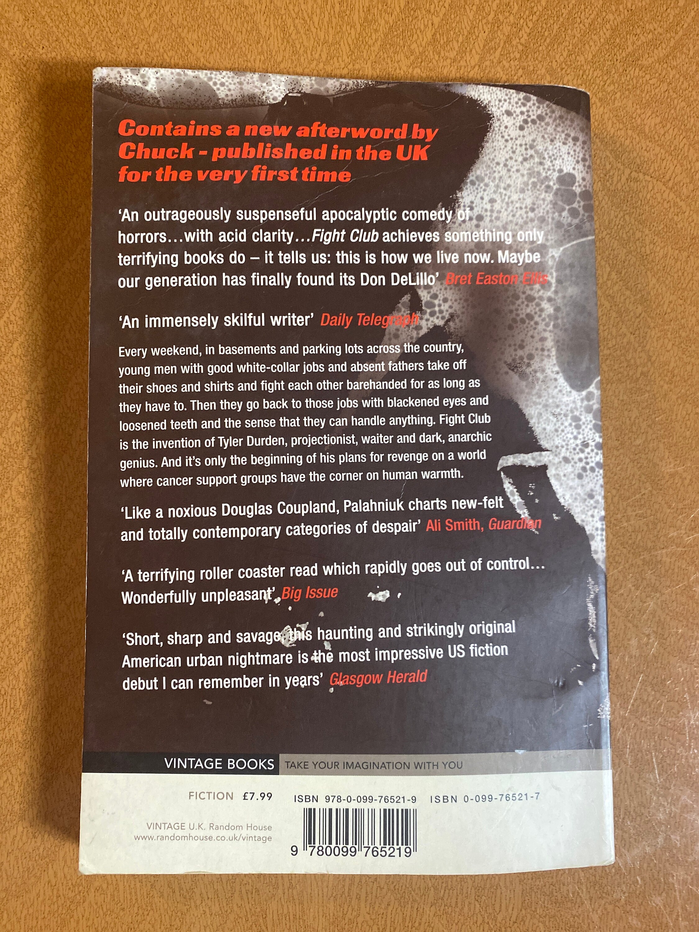 Fight Club: Chuck Palahniuk With Retro Softcover Edition With - Etsy