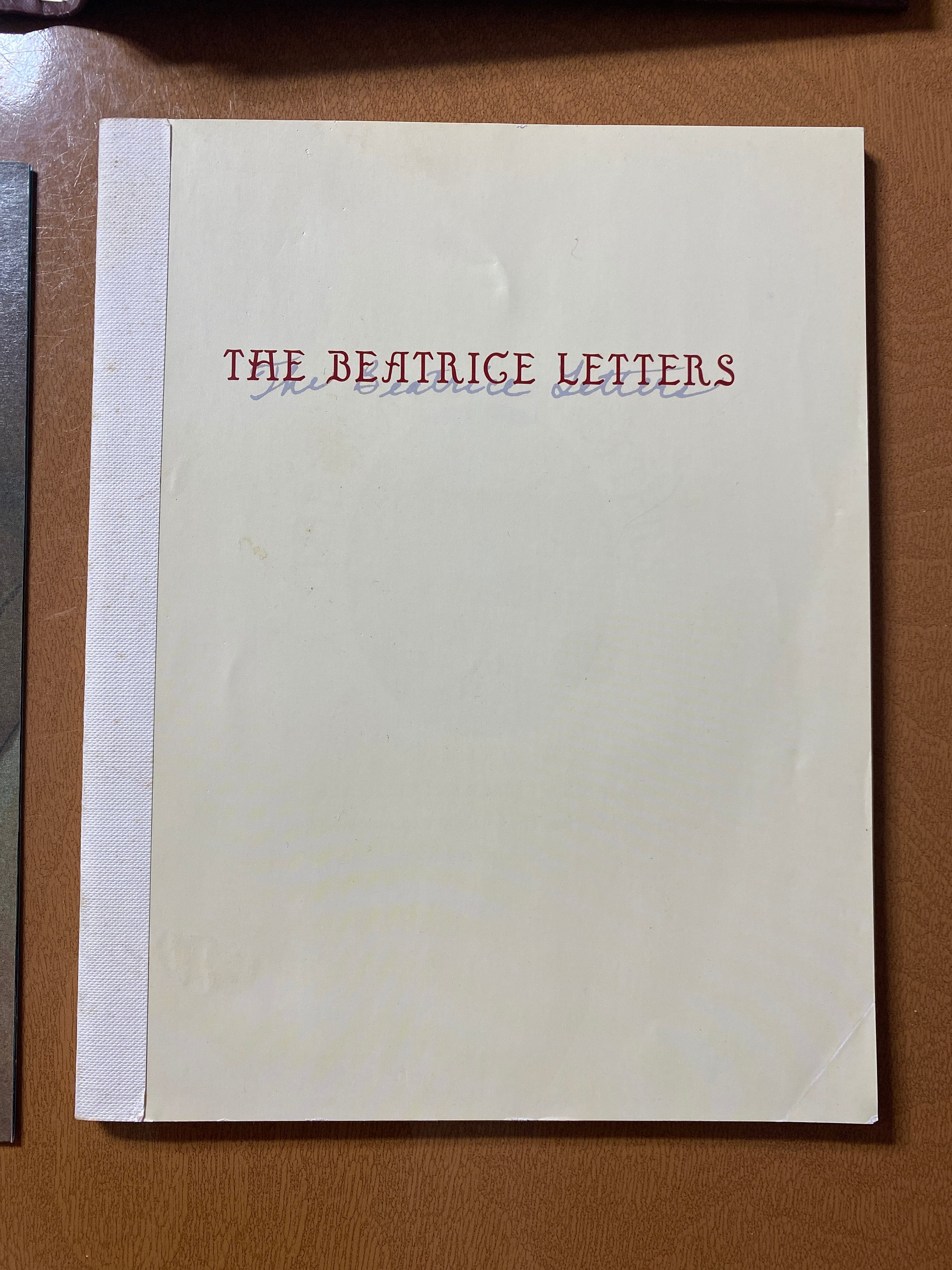 The Beatrice Letters by Lemony Snicket All Letters Still Intact Within ...