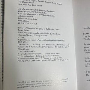 Uncle Remus the Complete Tales Retro 1999 Cloth Hardcover Edition by ...