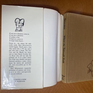 Where the Sidewalk Ends by Shel Silverstein Retro Cloth Hardcover ...