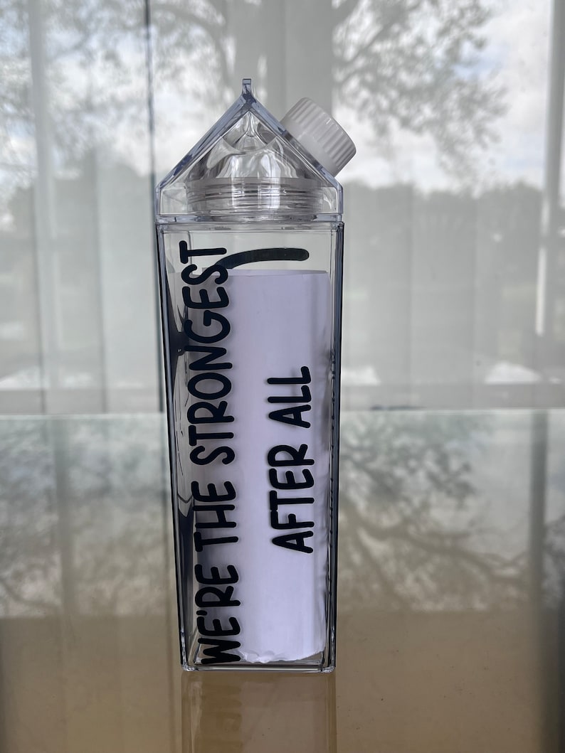 Anime Inspired Milk Carton Water Bottle | Strongest Duo Satosugu Milk ...