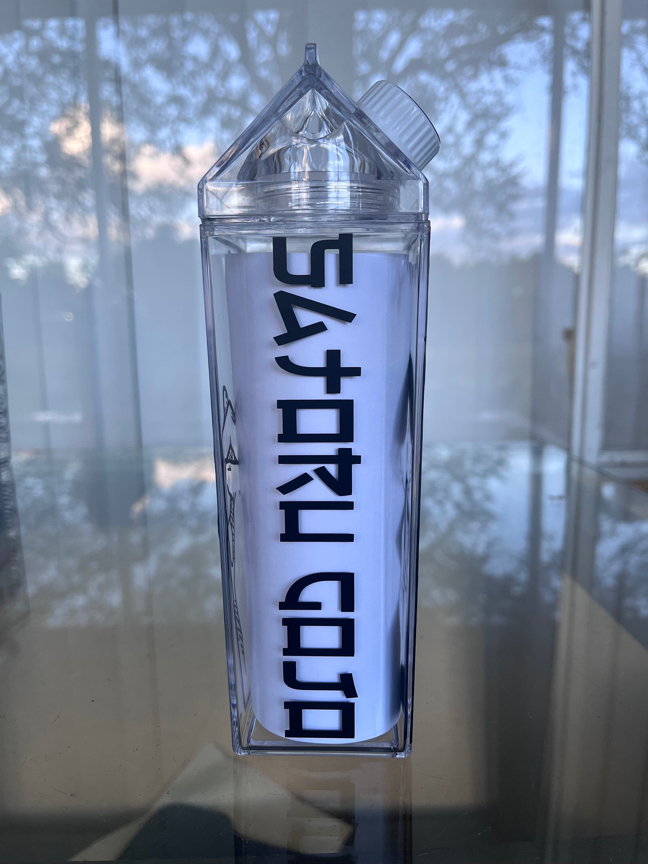 Anime Inspired Milk Carton Water Bottle Gojo Satoru Milk - Etsy