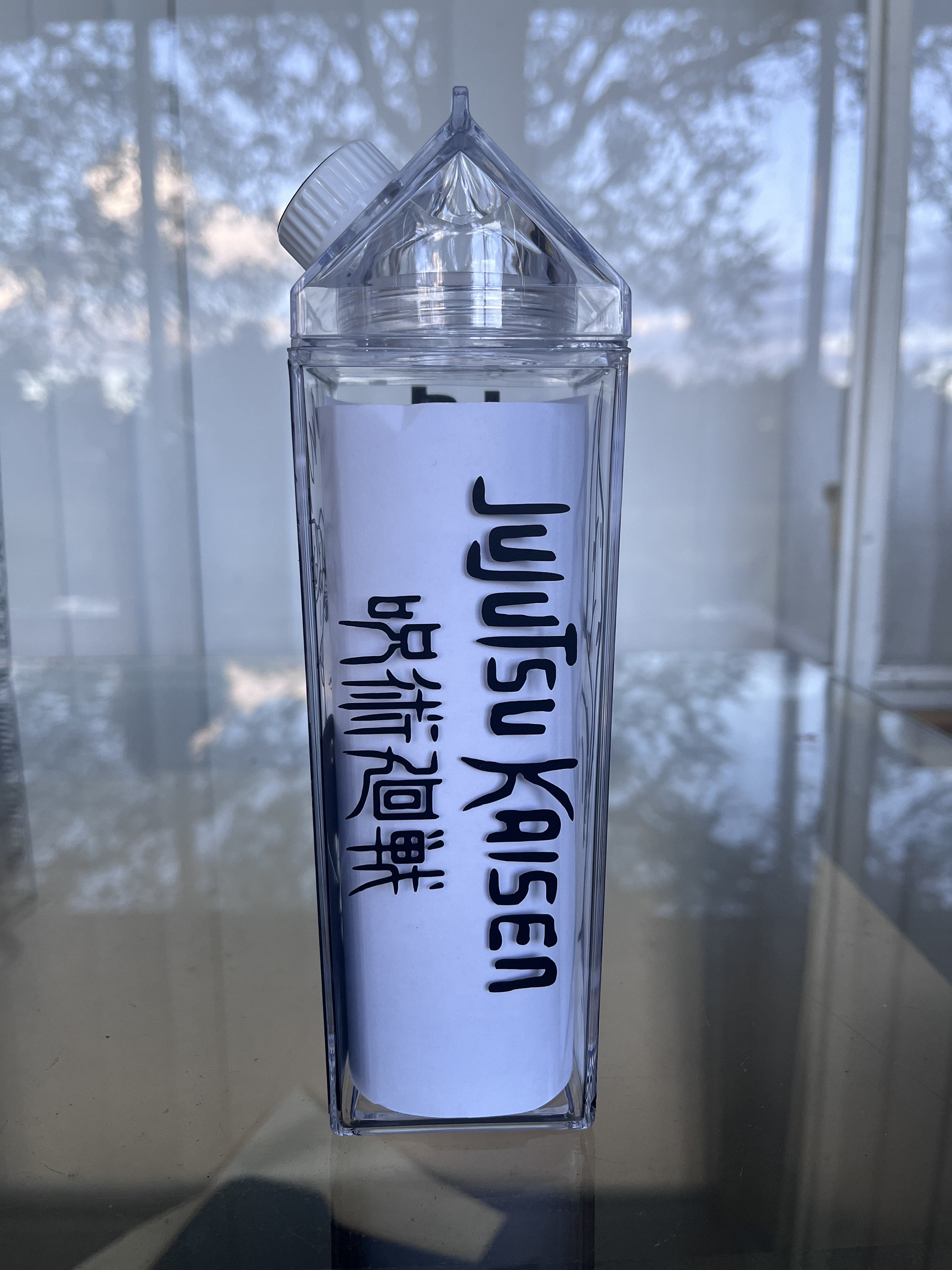 Anime Inspired Milk Carton Water Bottle | Gojo Satoru Milk Carton ...