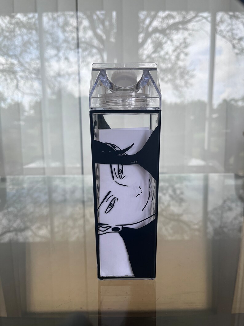 Anime Inspired Milk Carton Water Bottle | Strongest Duo Satosugu Milk ...