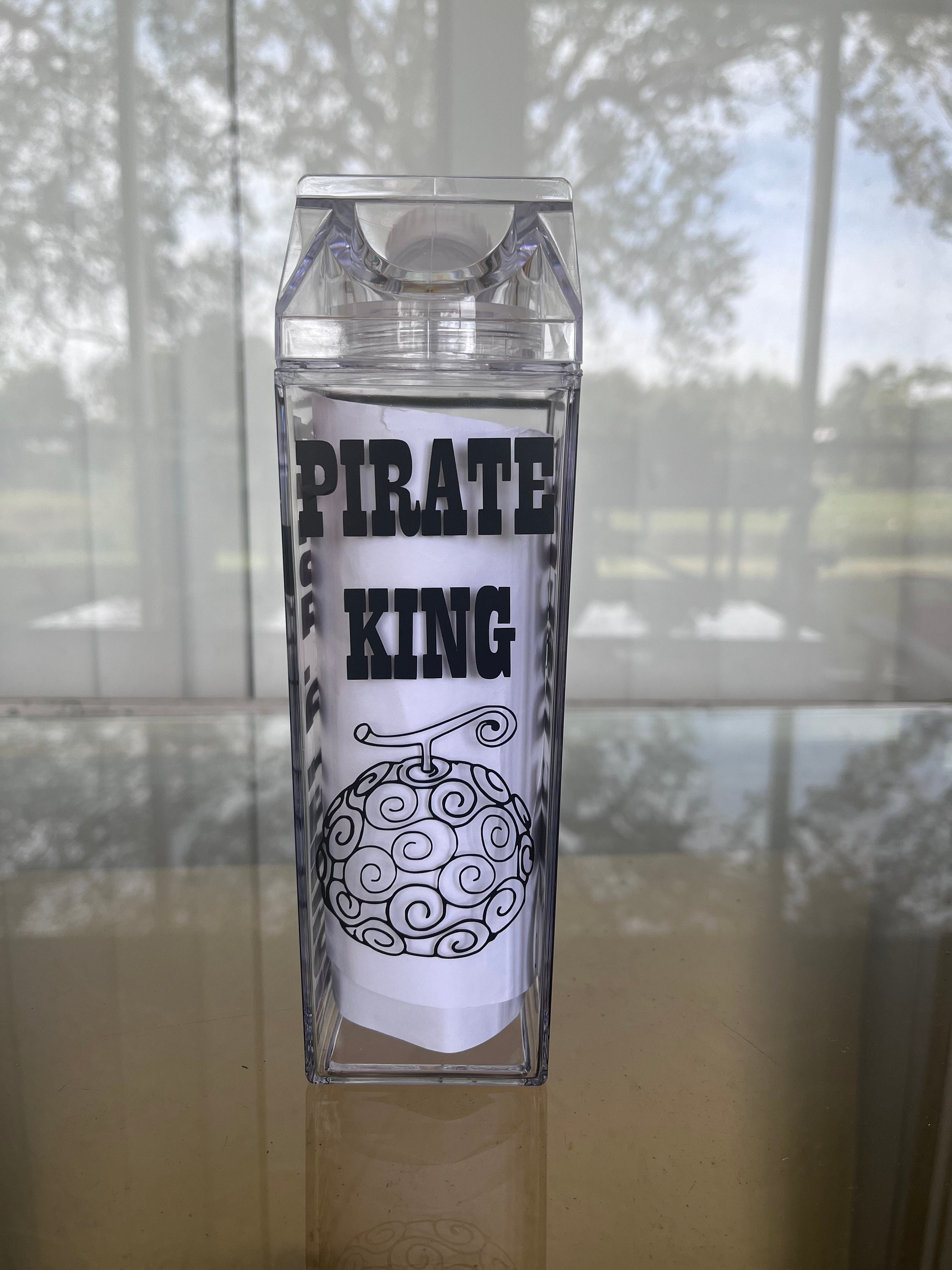 Anime Inspired Milk Carton Water Bottle | Monkey D. Luffy Milk Carton ...