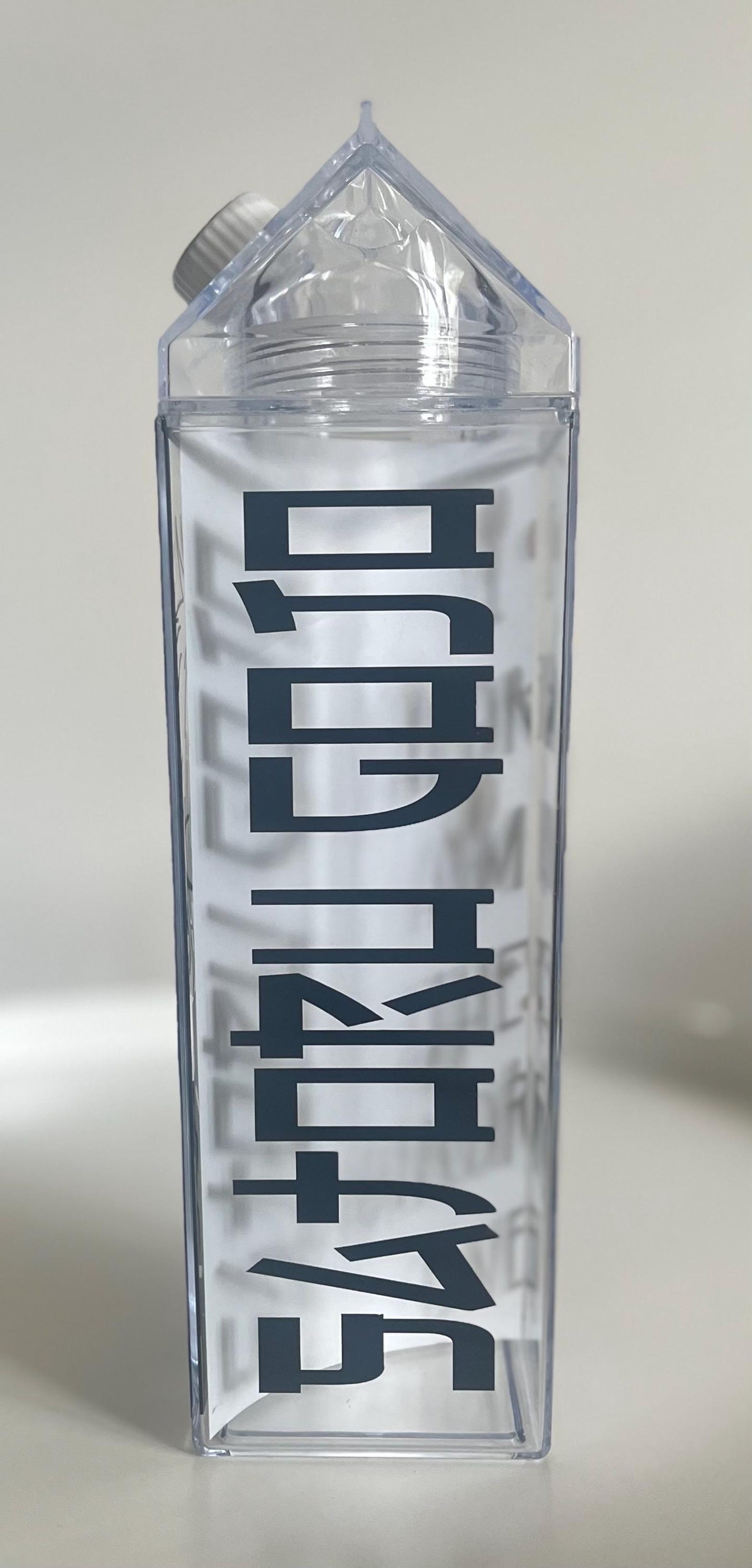 NEW Anime Inspired Milk Carton Water Bottle | Gojo Satoru Milk Carton ...