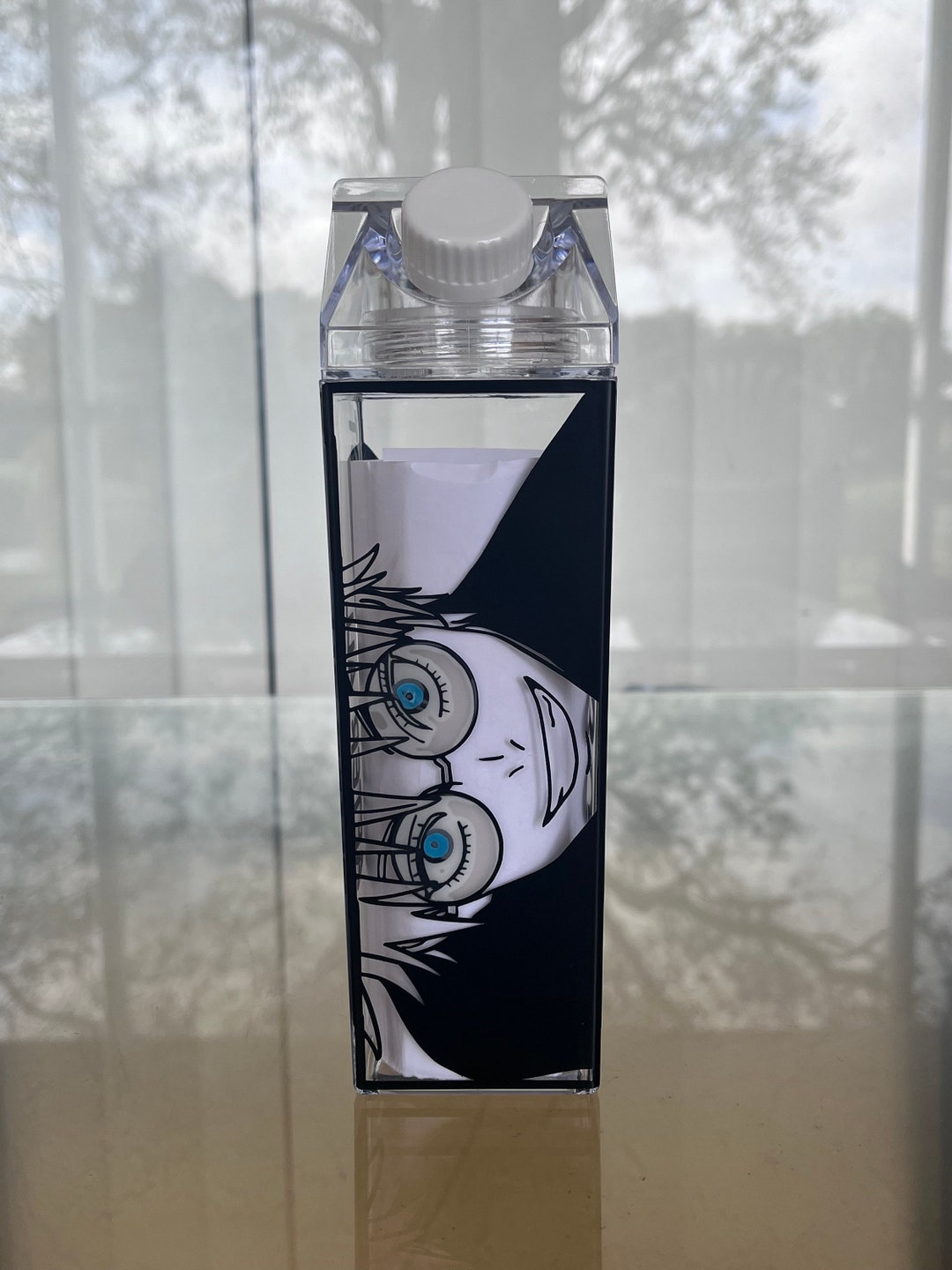 Anime Inspired Milk Carton Water Bottle | Strongest Duo Satosugu Milk ...