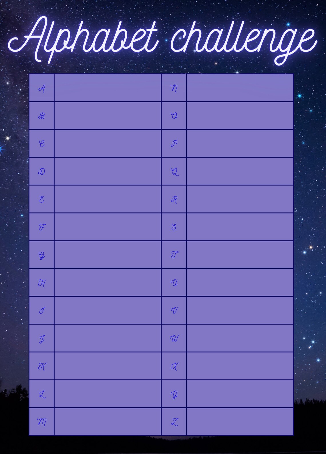 ACOTAR Themed Reading Journal PDF Digital Download - Etsy