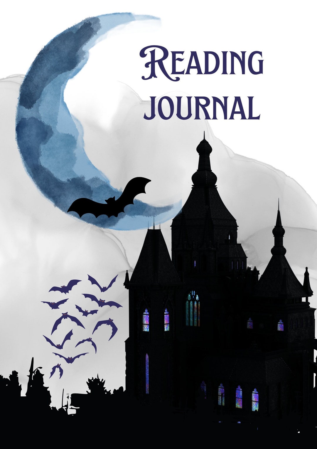 Gothic Reading Journal - PDF - Download - Printable - Book Tracker ...