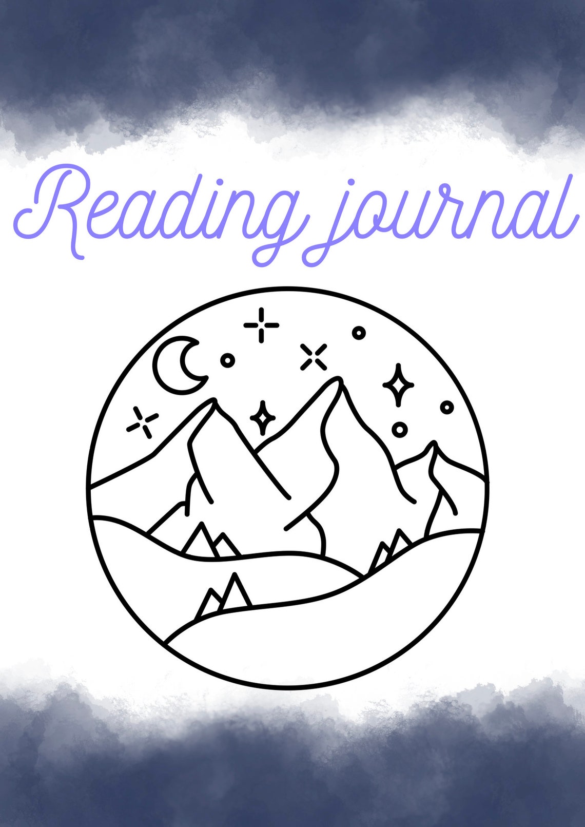 ACOTAR Themed Reading Journal PDF Digital Download - Etsy