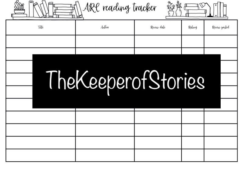 ARC Reading Tracker, Advanced Reader Copy Tracker - Etsy