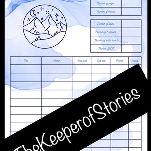 ACOTAR Themed Reading Journal PDF Digital Download - Etsy