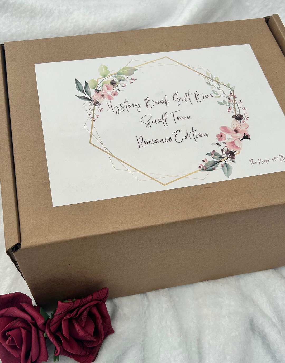 Small Town Romance Mystery Book Box, Handmade Tote & Soy Candle - Etsy UK