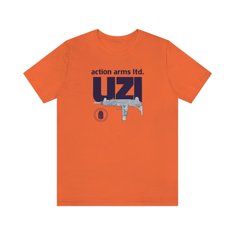 Retro 80's Action Arms UZI SMG T-shirt Remastered - Etsy