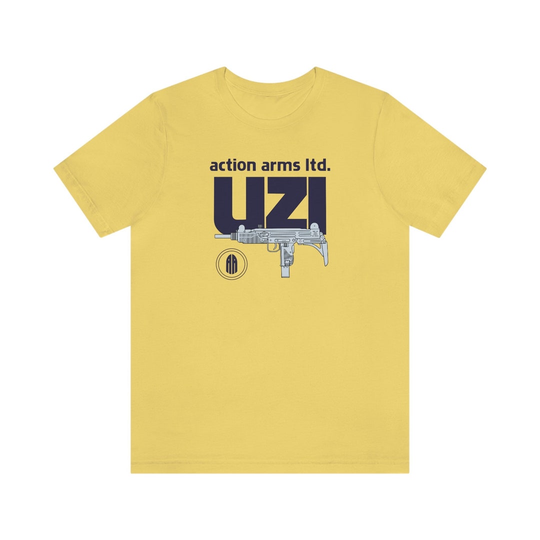 Retro 80's Action Arms UZI SMG T-shirt Remastered - Etsy
