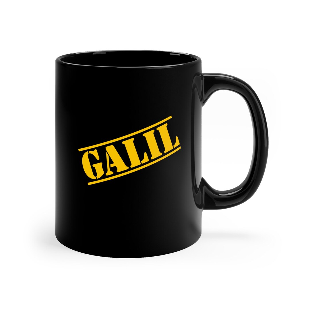 Retro Galil Logo - Black Mug - Etsy