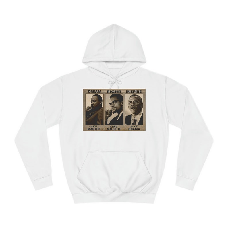 MLK Day Martin Luther King Jr, Barack Obama, Malcolm X Unisex Hoodie - Etsy