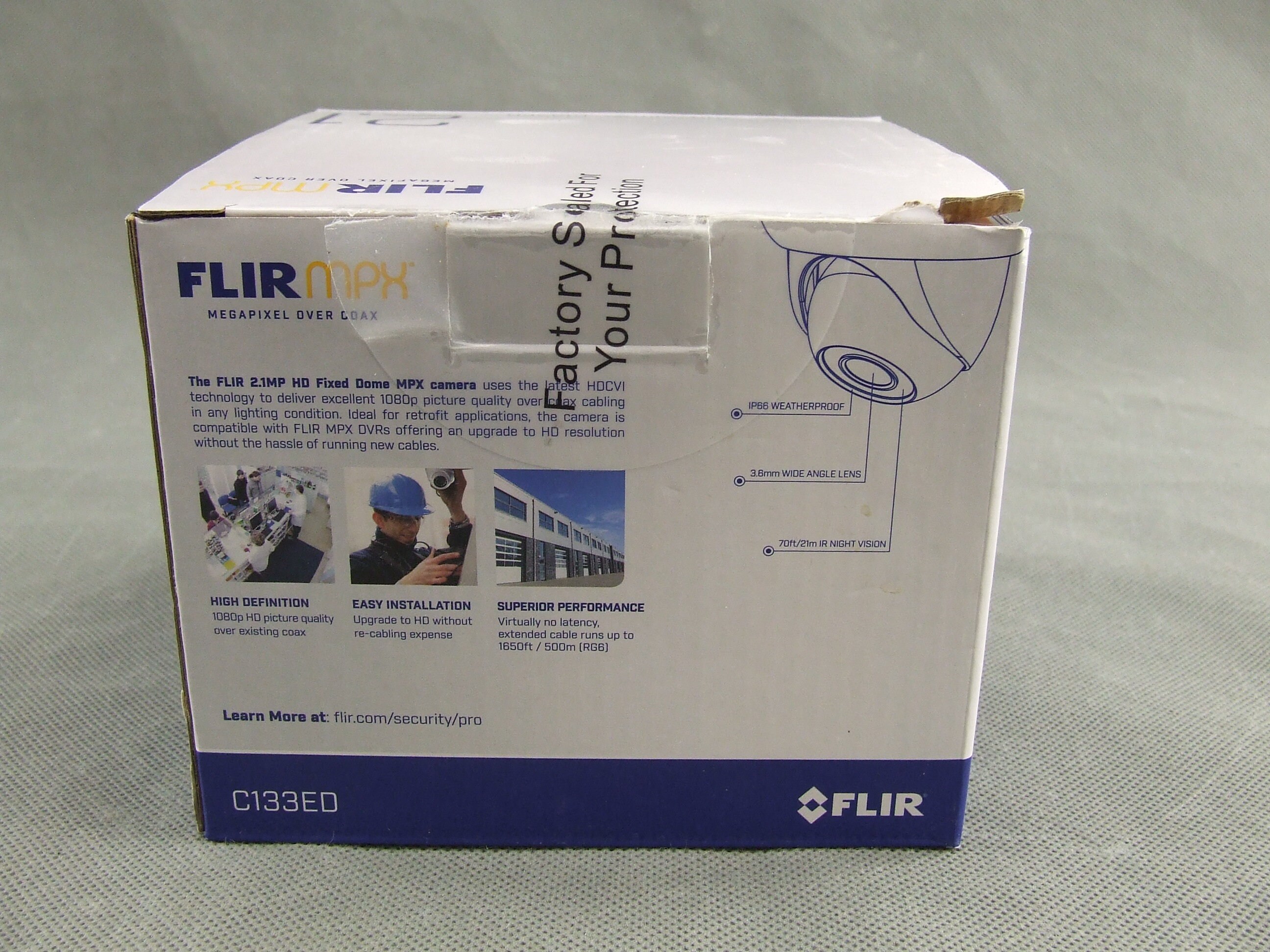 FLIR MPX Camera C134ED Outdoor Eyeball Dome 2.1MP 1080p HD New - Etsy