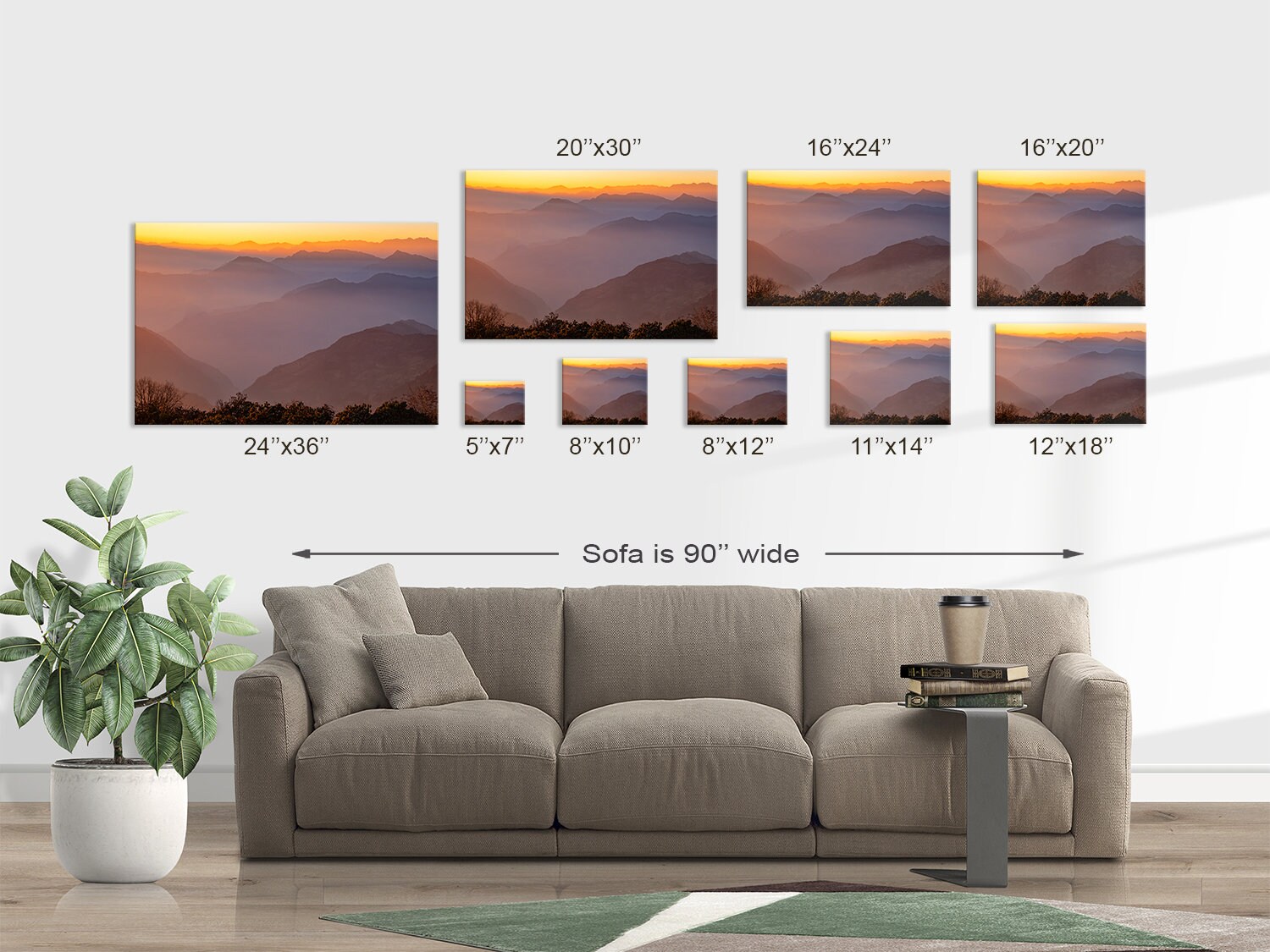 Stacked Mountain Ridges During Sunset Nepal | Travel Photography ...