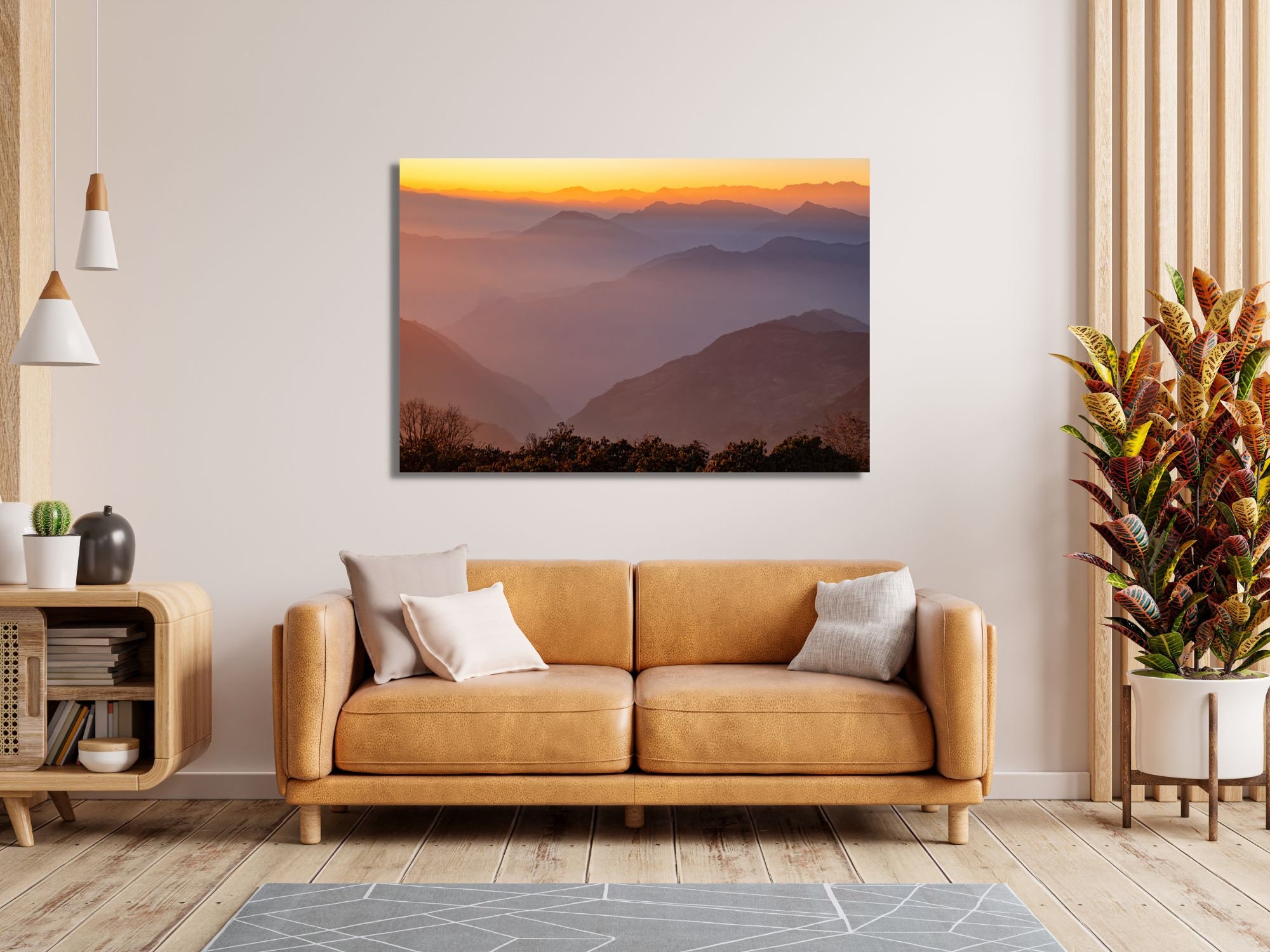 Stacked Mountain Ridges During Sunset Nepal | Travel Photography ...