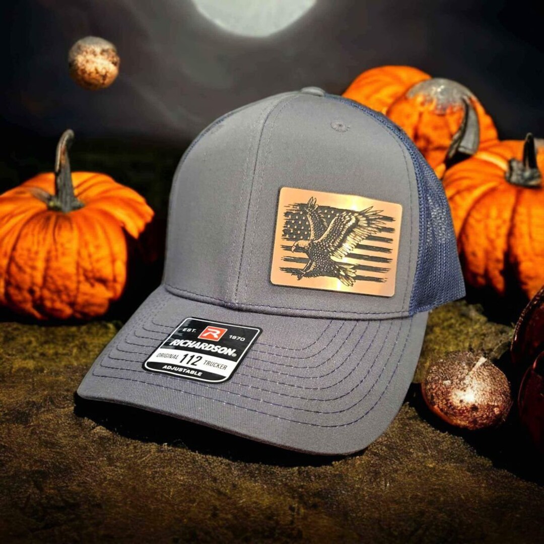 Custom NEW Brushed Copper, Stainless, Gold Patched Hats, Richardson. - Etsy