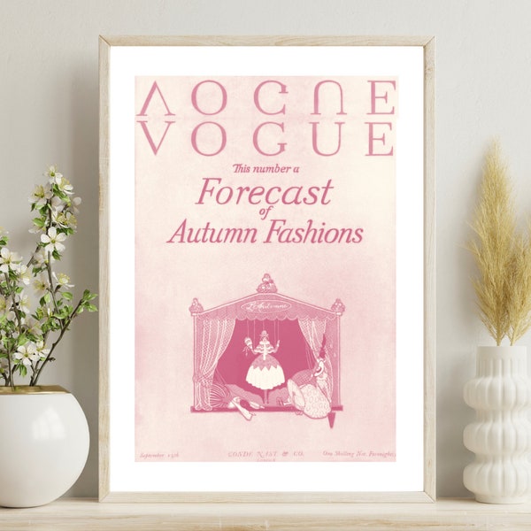 Vogue Poster - Etsy UK