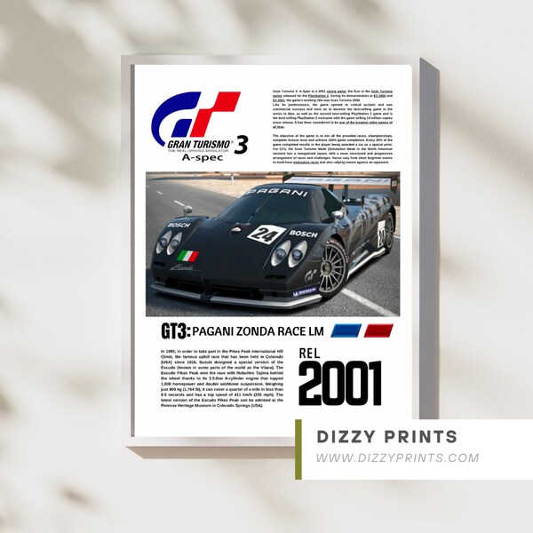 Gran Turismo Poster - Etsy