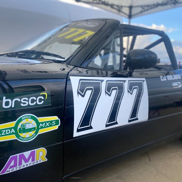 Race Number Decals - Etsy UK