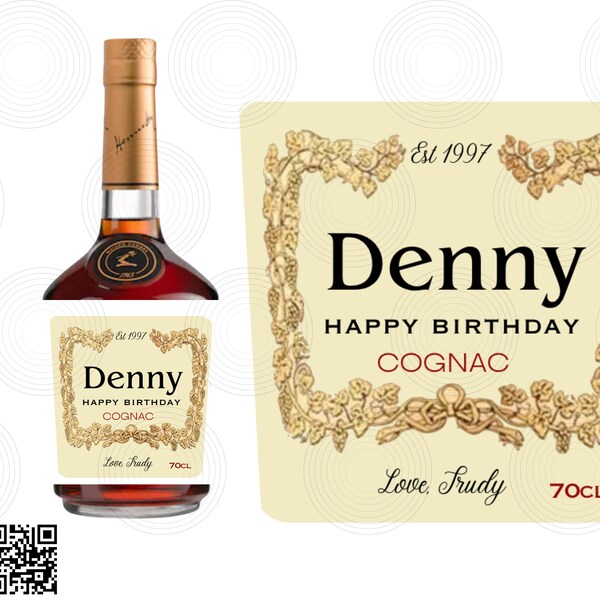 Hennessy Label - Etsy