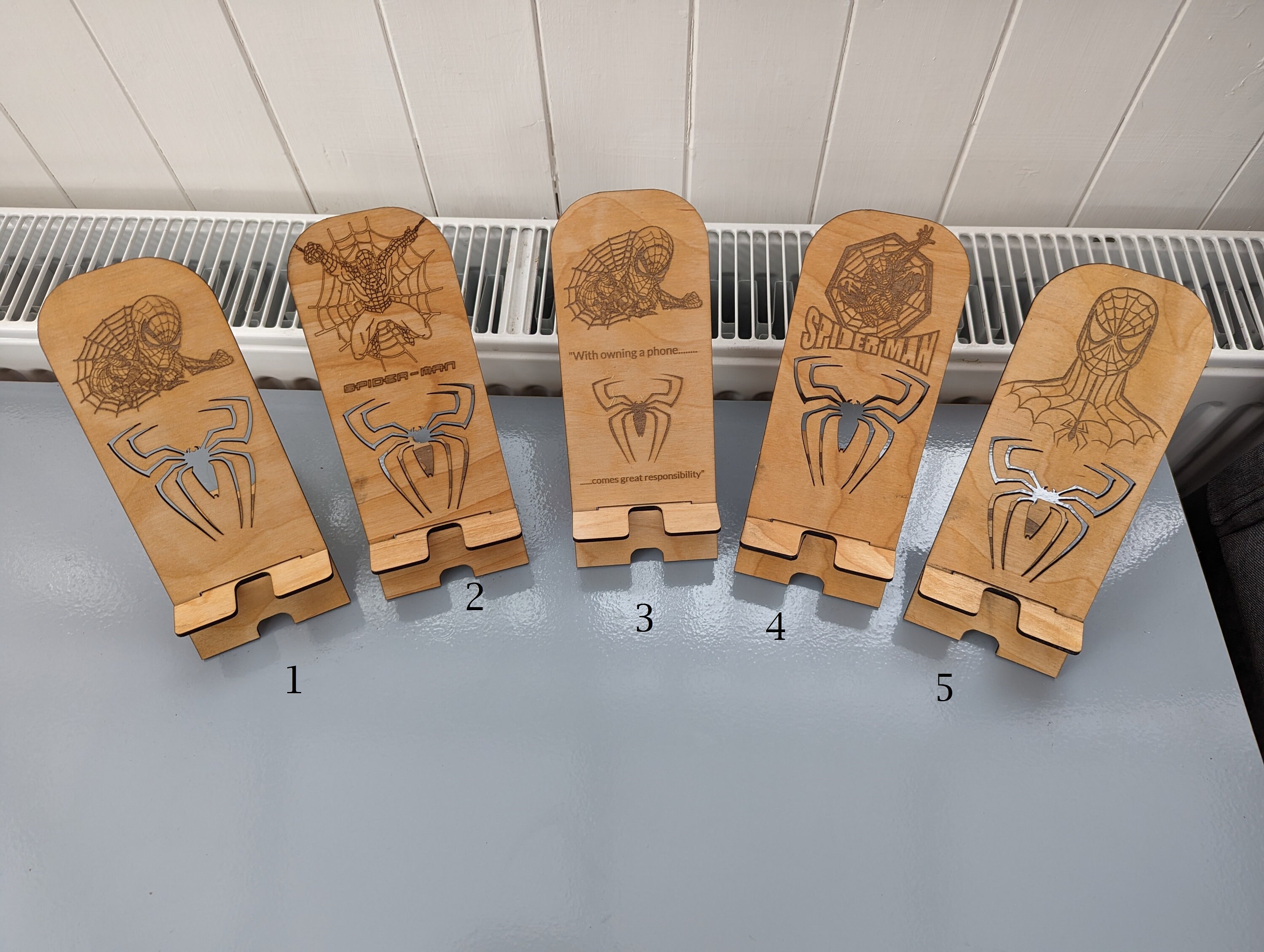 Spiderman Mobile Phone Stands - Etsy