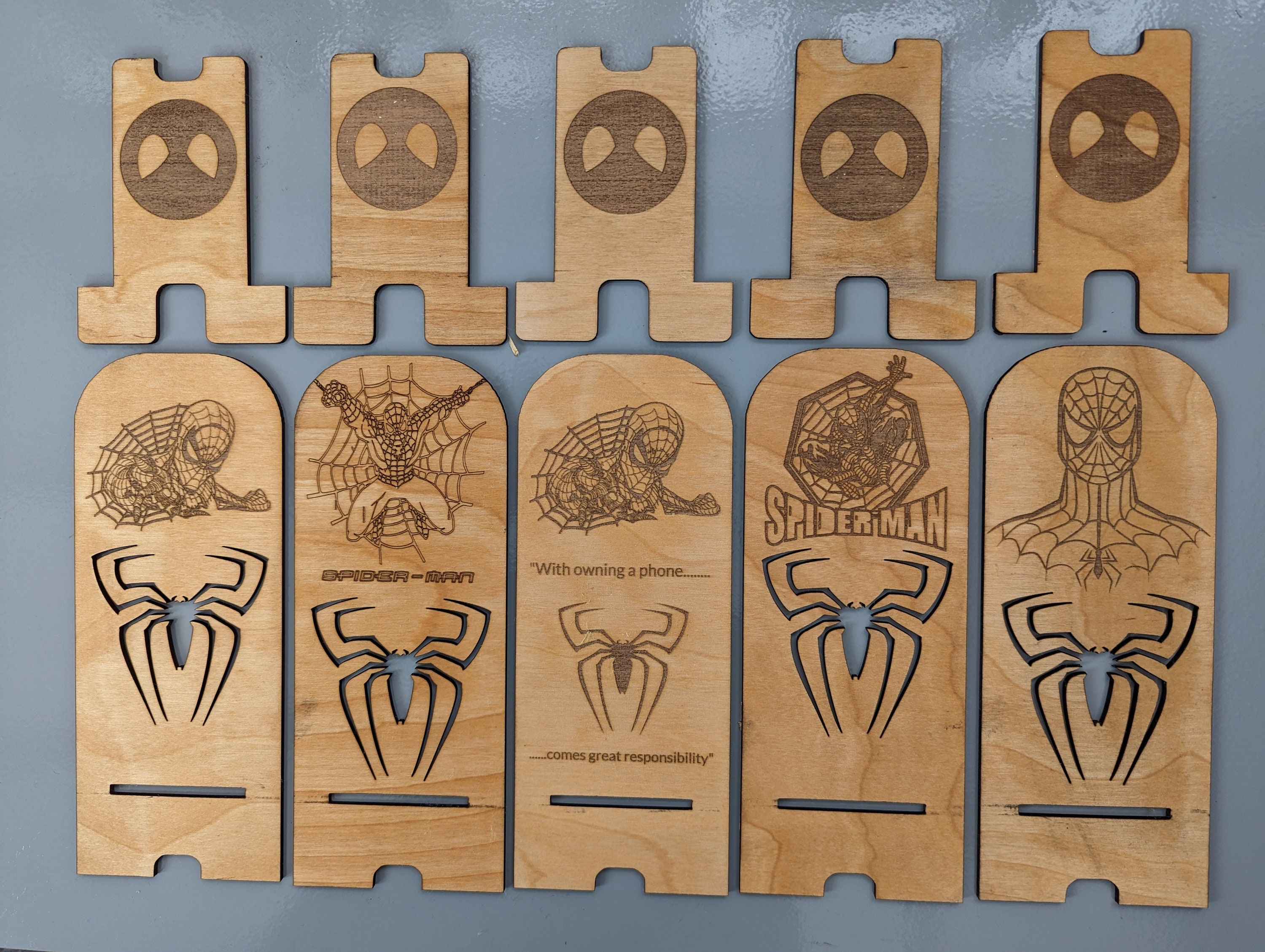 Spiderman Mobile Phone Stands - Etsy