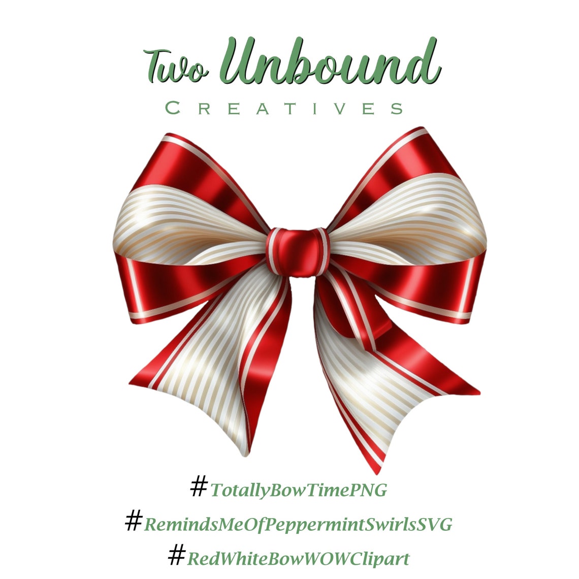 Digital Red White Fabric Bows Illustrated Clipart PNG SVG 300 - Etsy