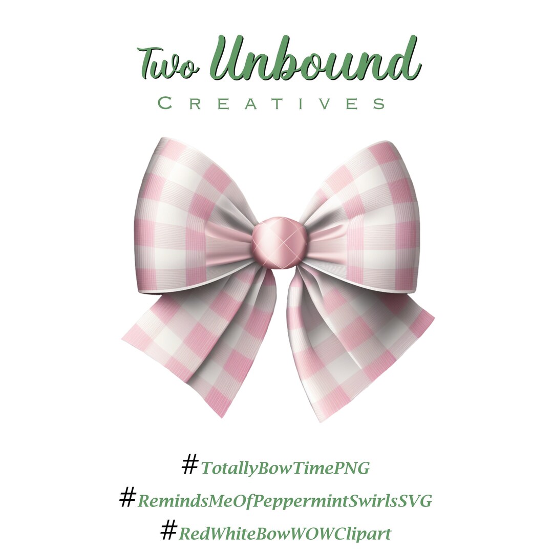 Digital Pink Fabric Bows Illustrated Clipart PNG SVG 300 DPI for Sublimation Print on Demand ...