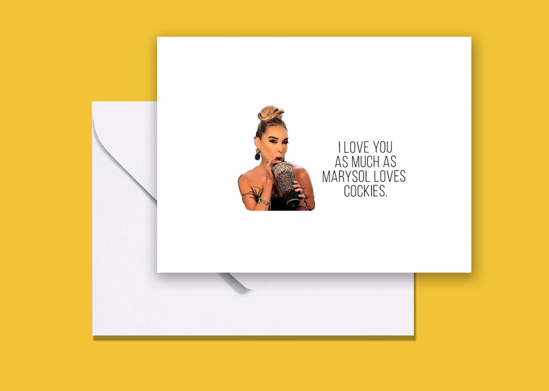 RHOM Inspired Birthday Card, RHOM Marysol Patton Inspired Card, Real ...